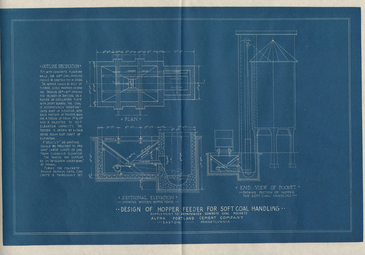 Alpha Portland Cement Company Blueprints and Concrete Plans - Old Book Art
